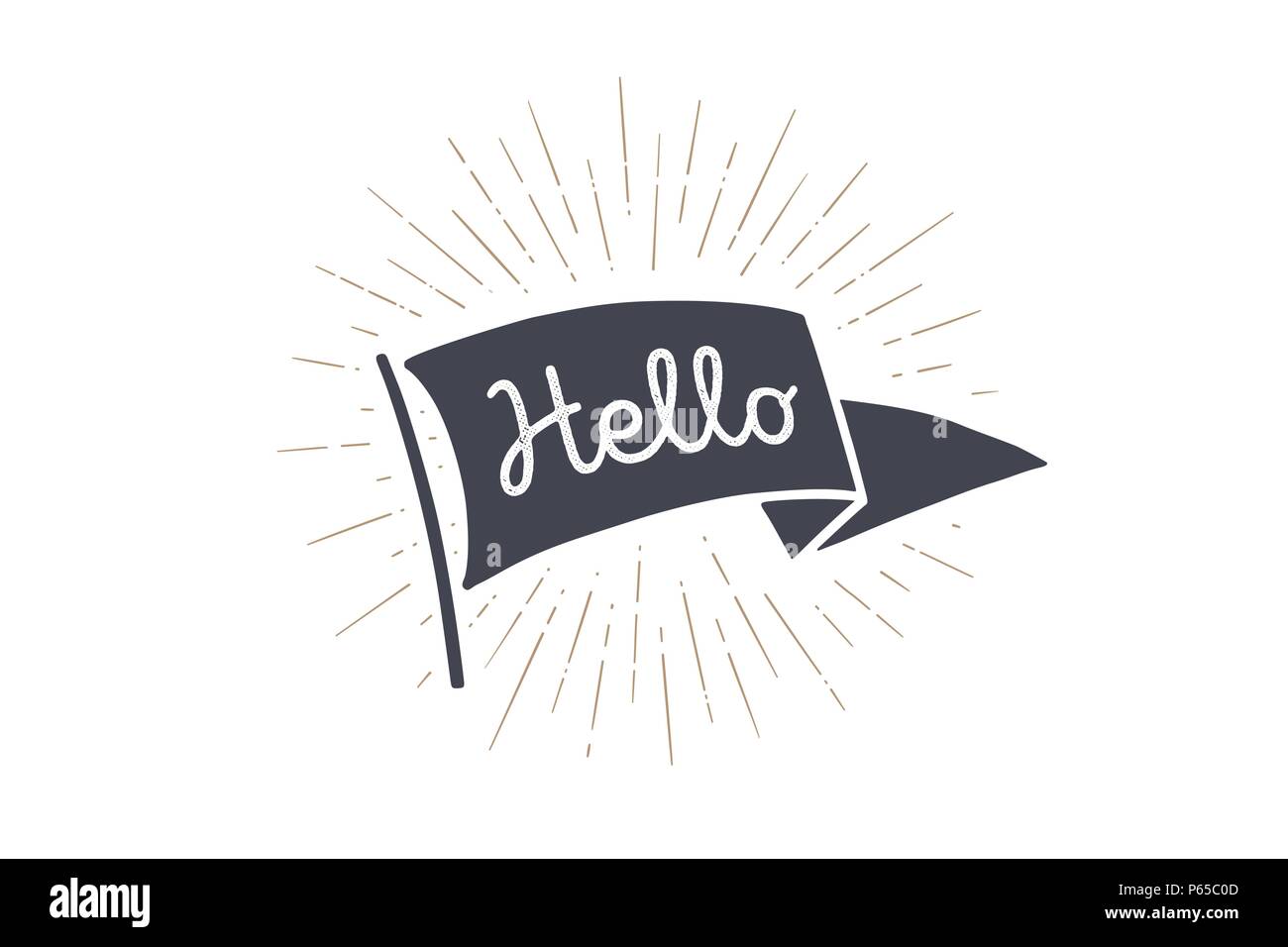 Cartoon school flag hi-res stock photography and images - Alamy