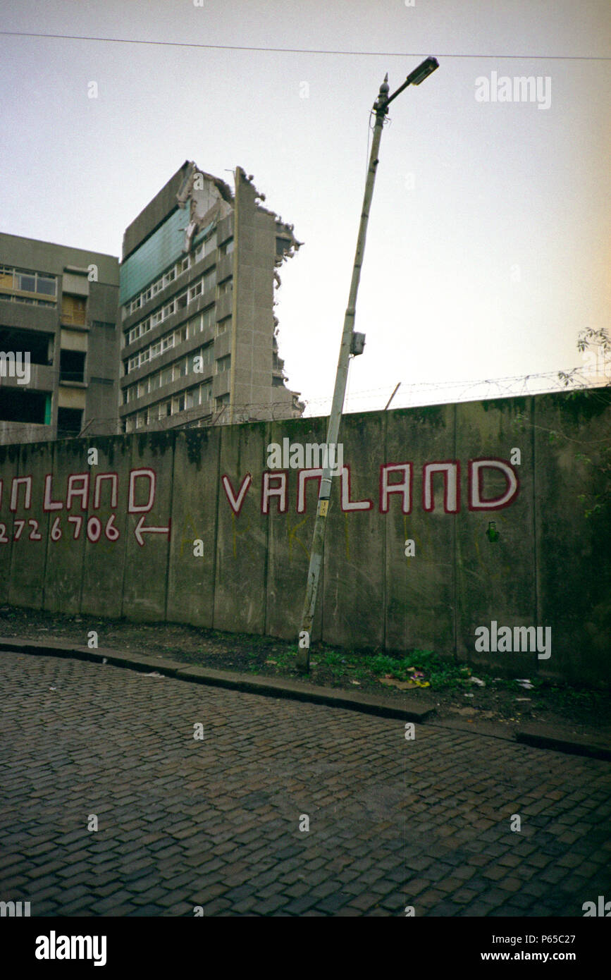Demolition work in progress Stock Photo - Alamy