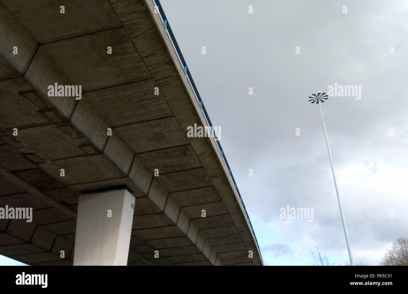 Detail of a flyover Stock Photo - Alamy