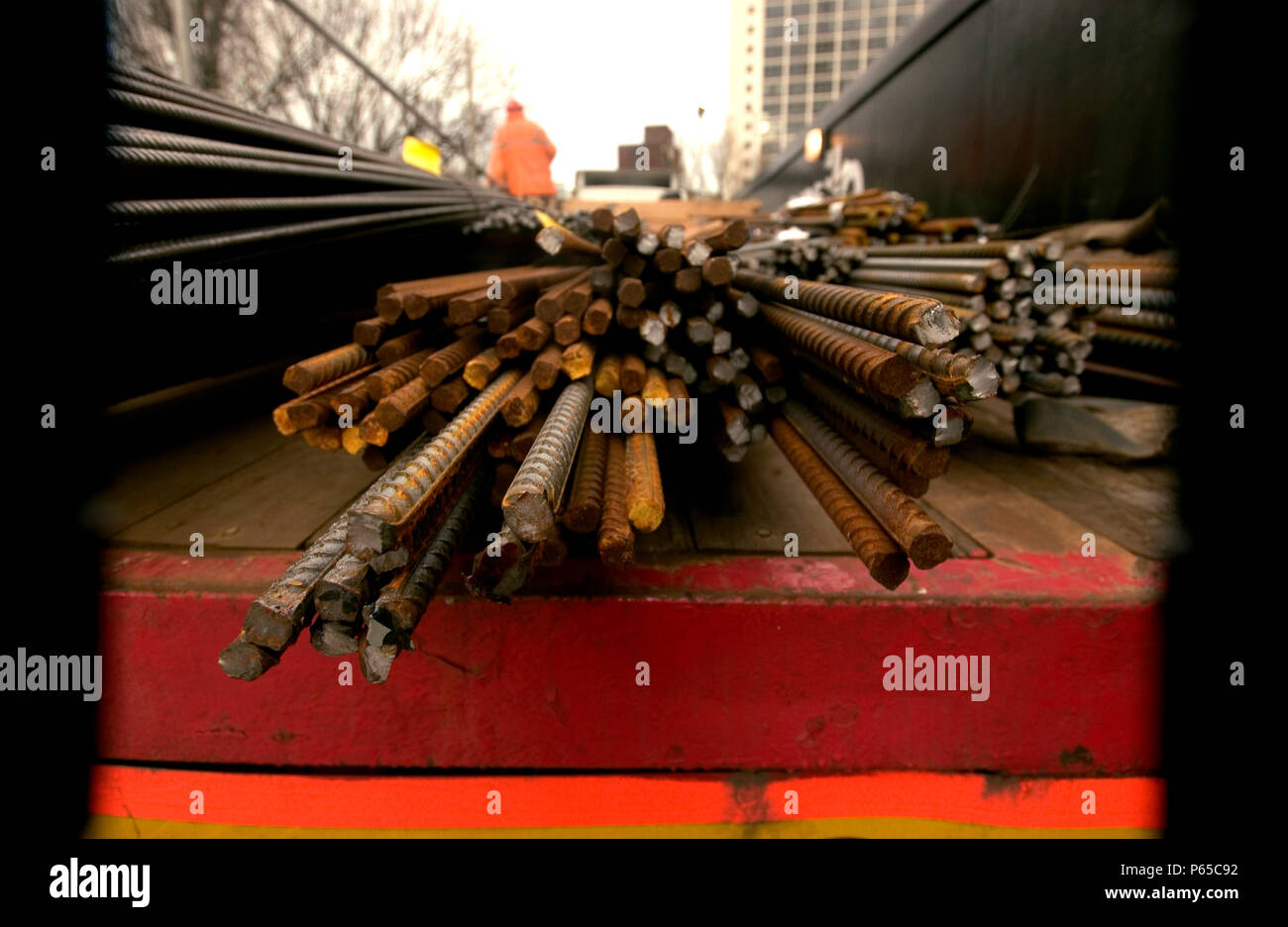 Detail steel reinforcing bars hi-res stock photography and images - Alamy