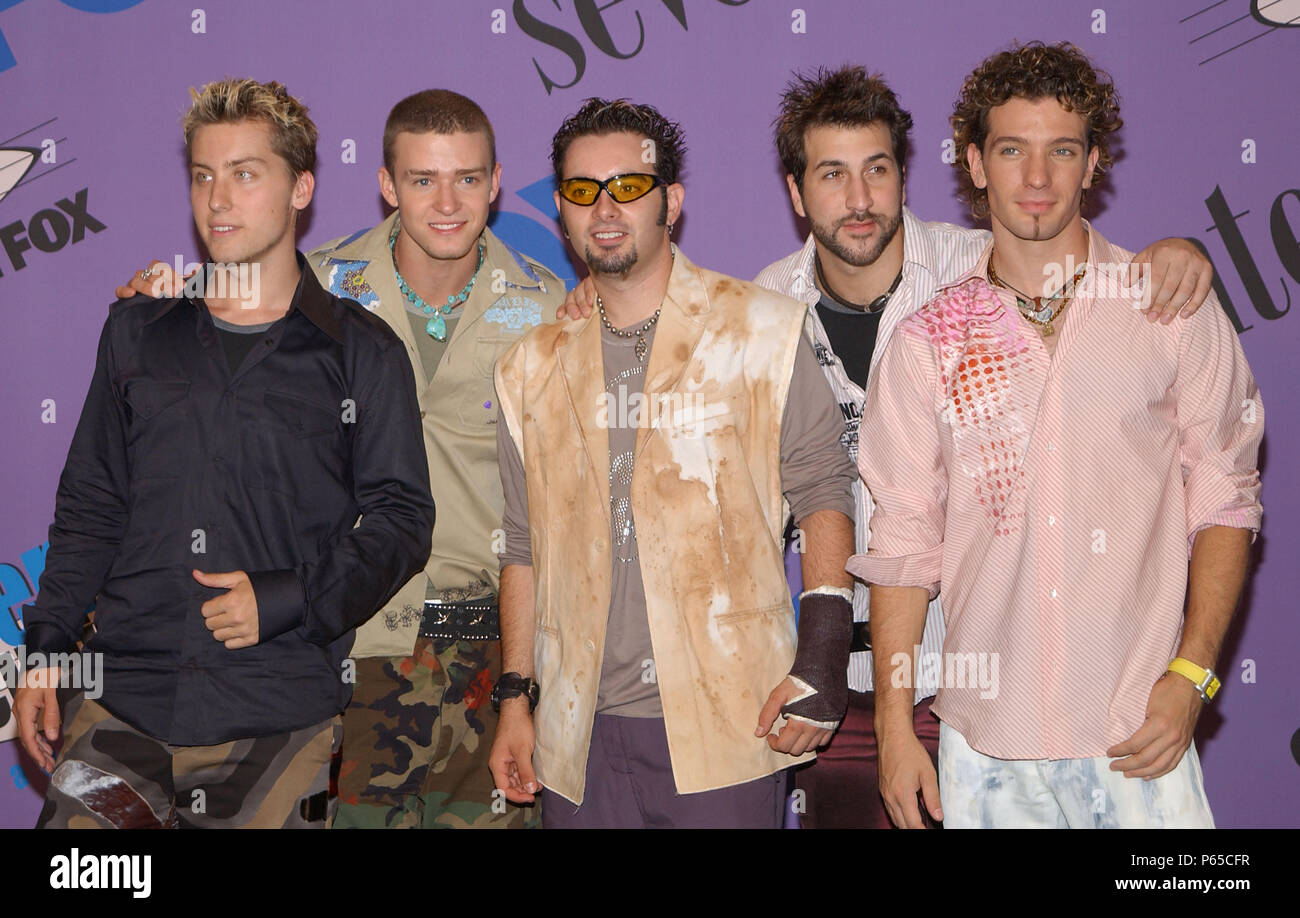 Nsync 03 event in hollywood life california hi-res stock photography ...