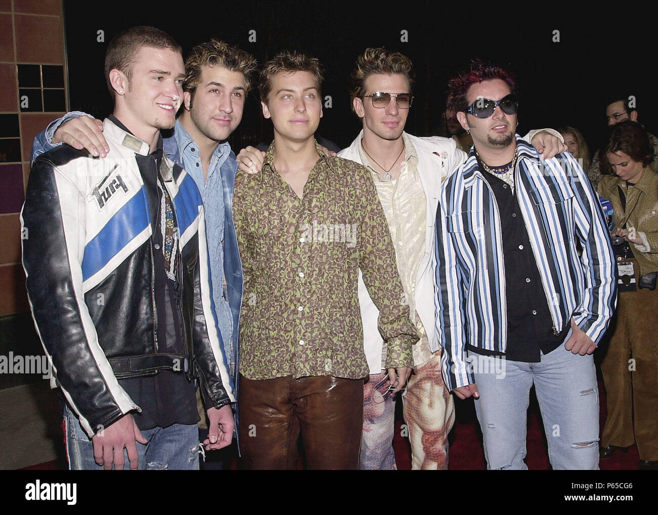 Nsync02 event in hollywood life california hi-res stock photography and ...