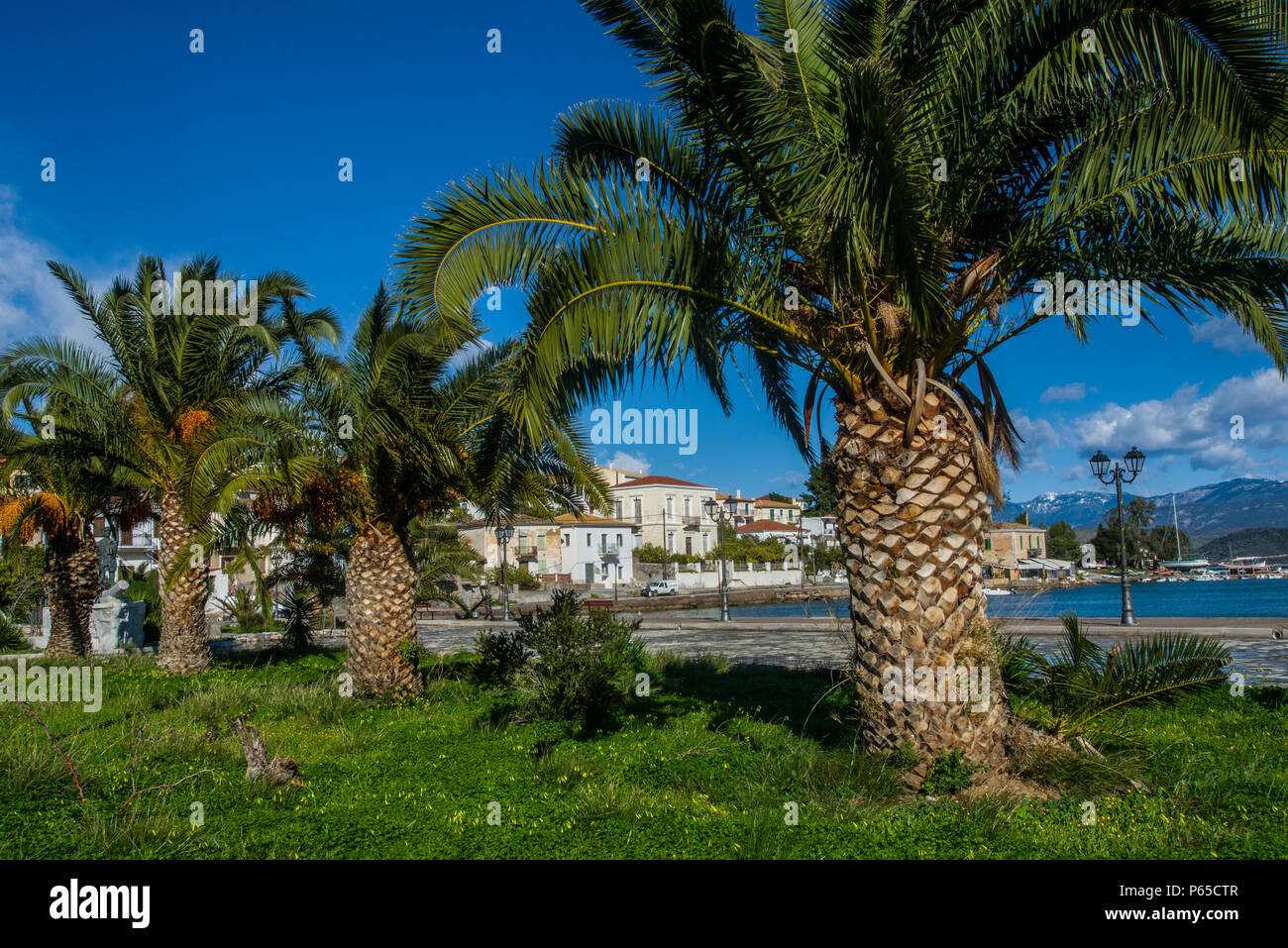 europe, greece, fokida, galaxidi, town, port Stock Photo - Alamy
