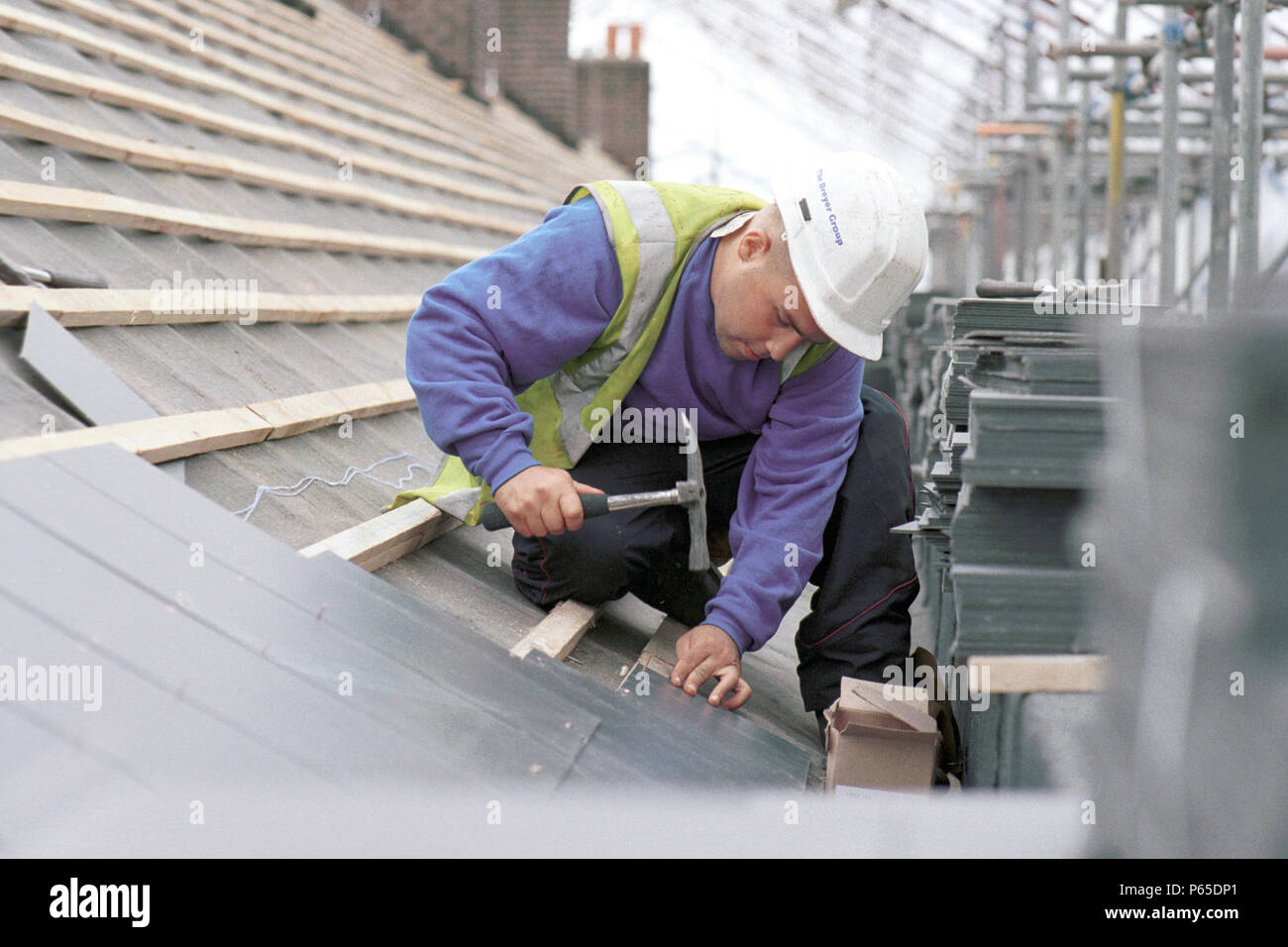 Slating roof hi-res stock photography and images - Alamy