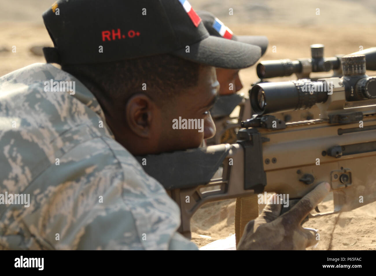 Dominican Republic special operations competitors aim their sniper ...