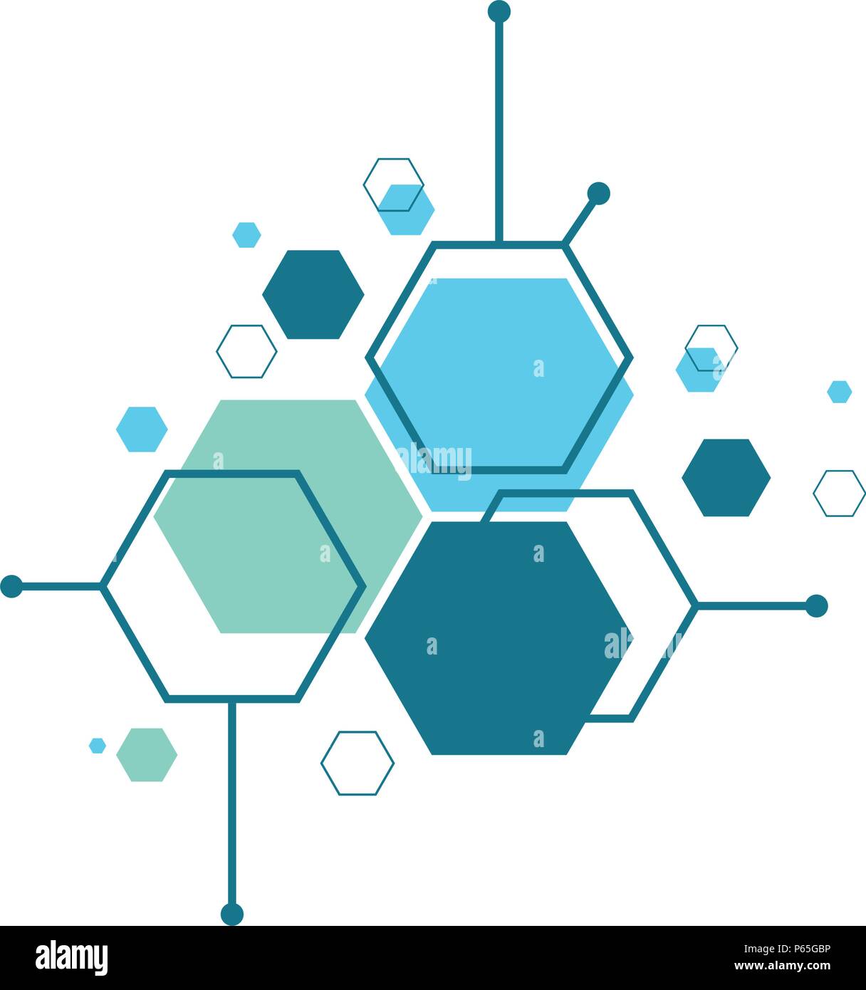 Abstract medical background substance and molecules design Stock Vector ...