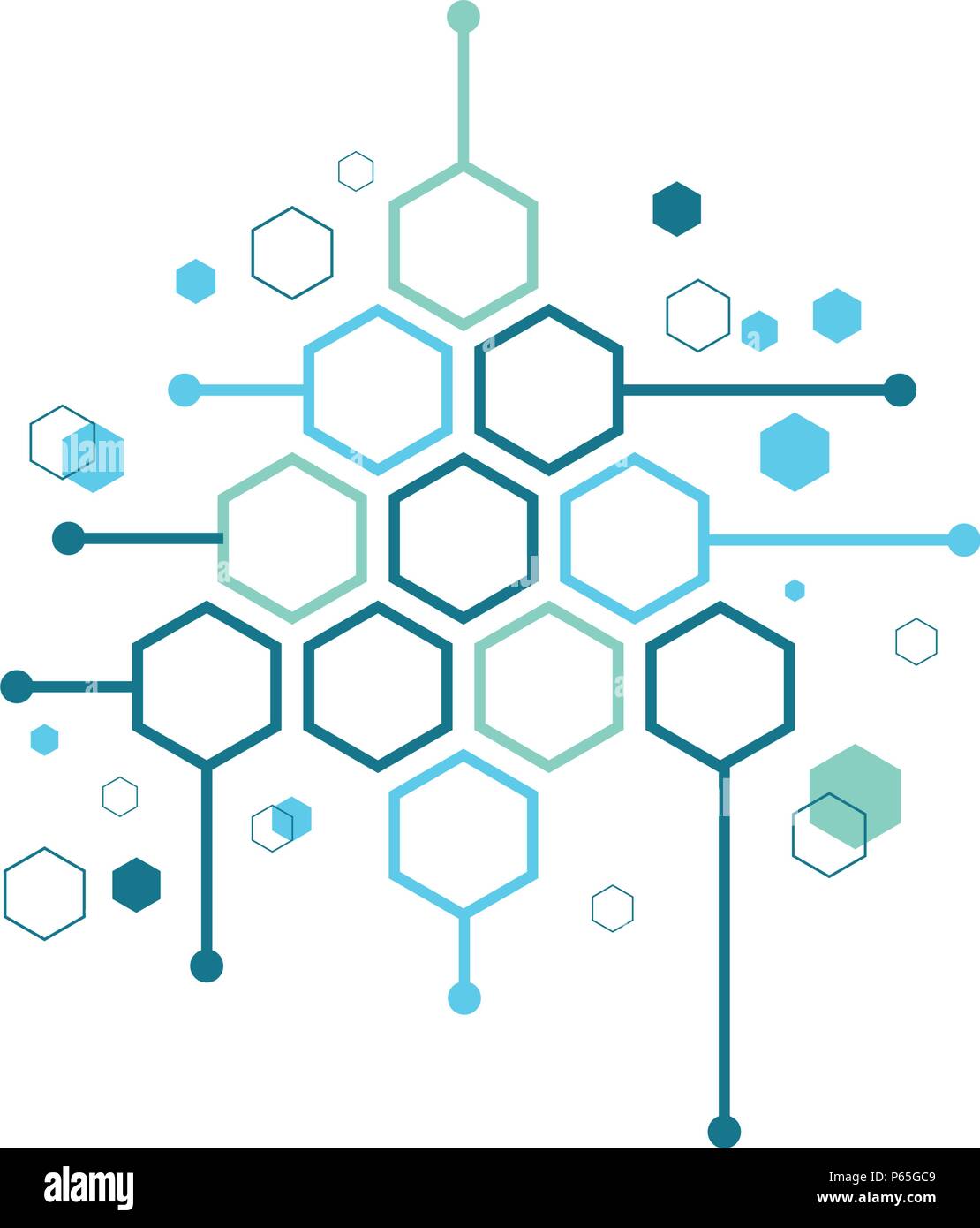 Abstract medical background substance and molecules design Stock Vector ...