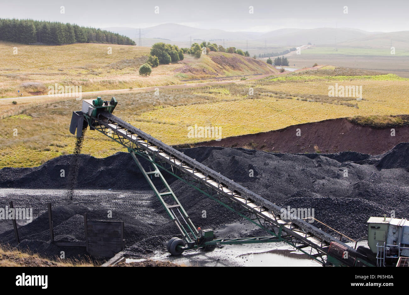 Open cast coal mine hi-res stock photography and images - Alamy