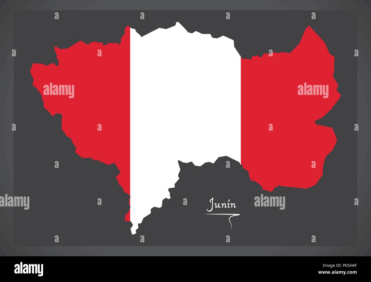 Junin map Stock Vector Images - Alamy