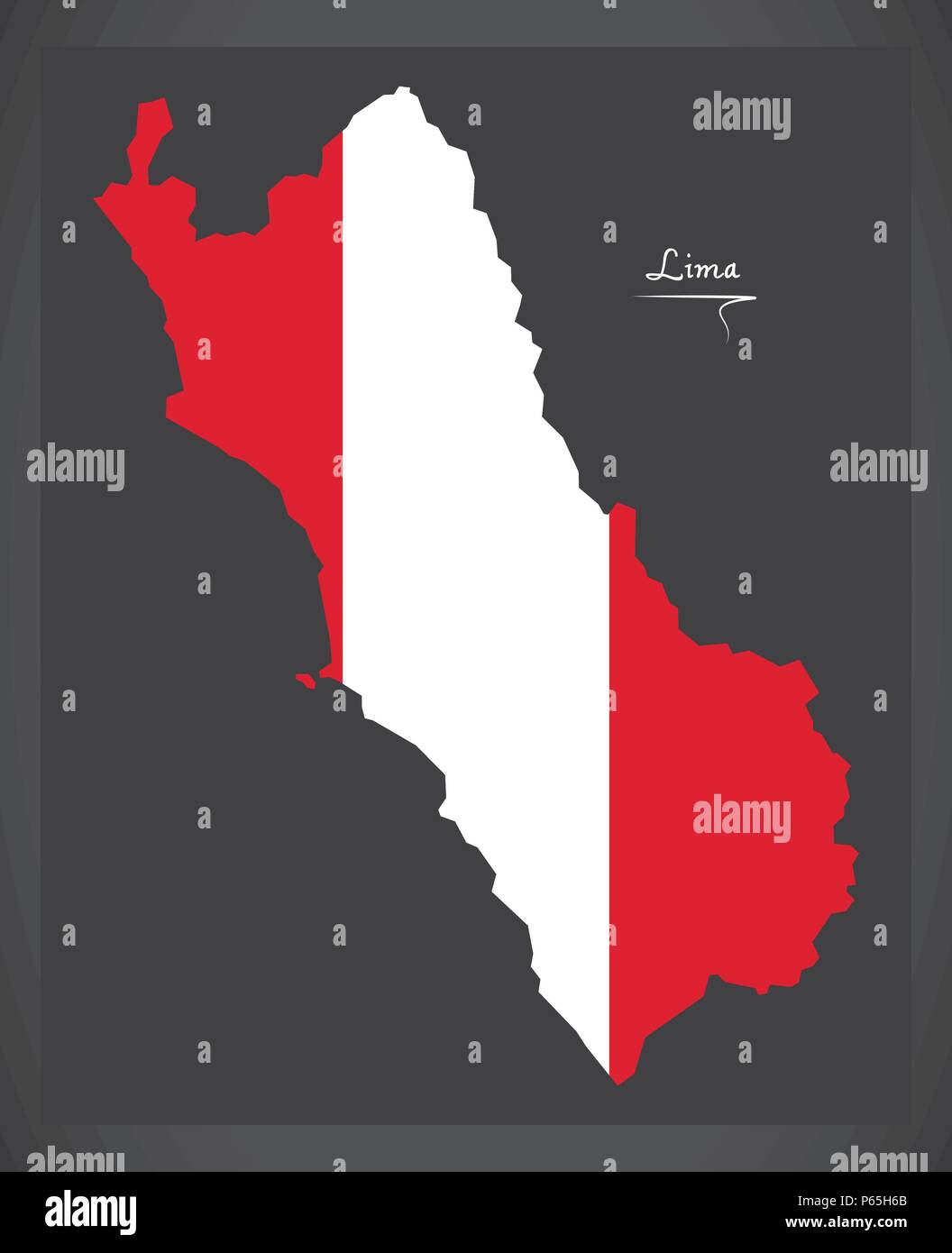 Map of lima peru hi-res stock photography and images - Alamy