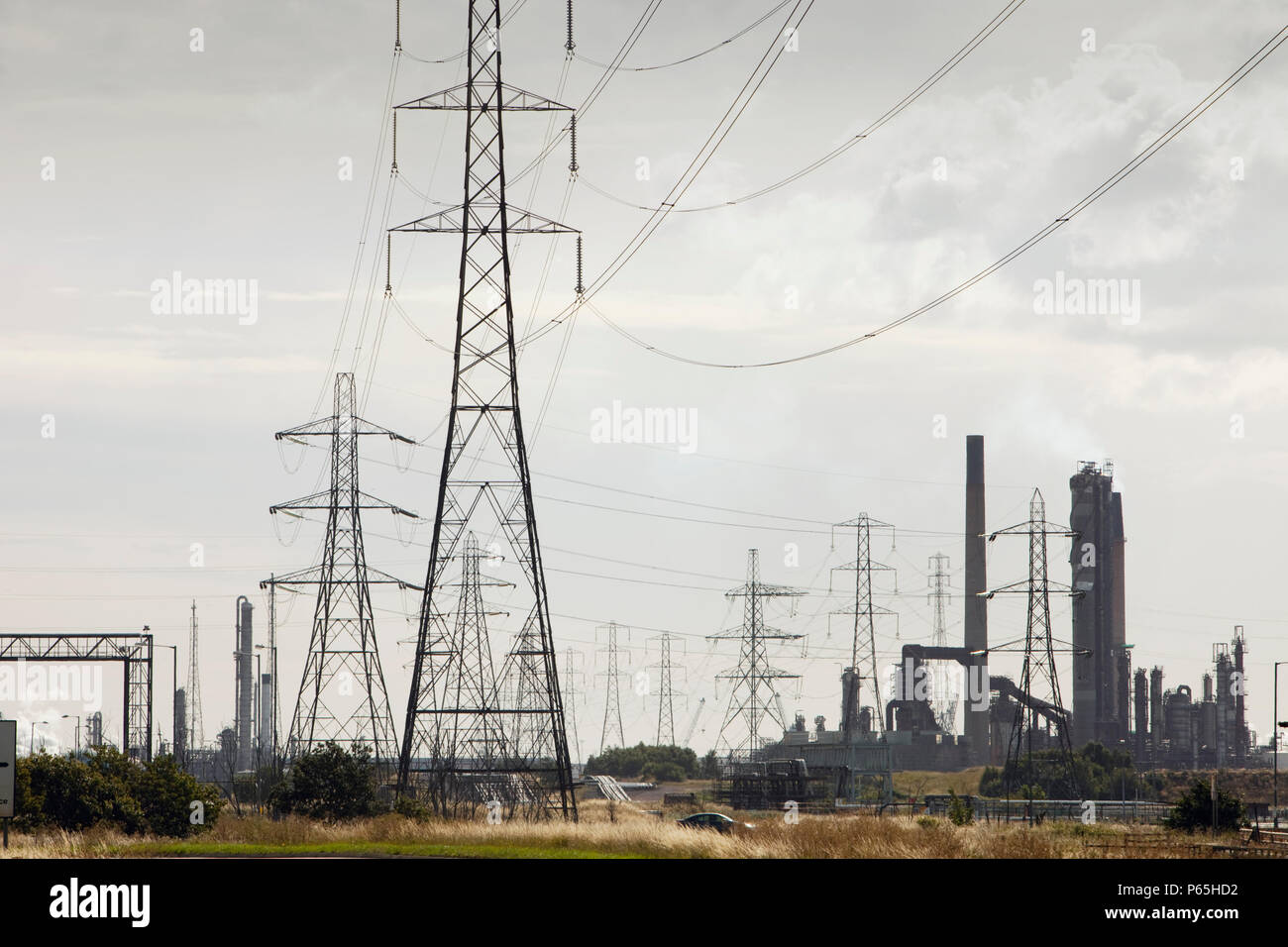 Heavy industry on Teeside, North East, UK Stock Photo - Alamy
