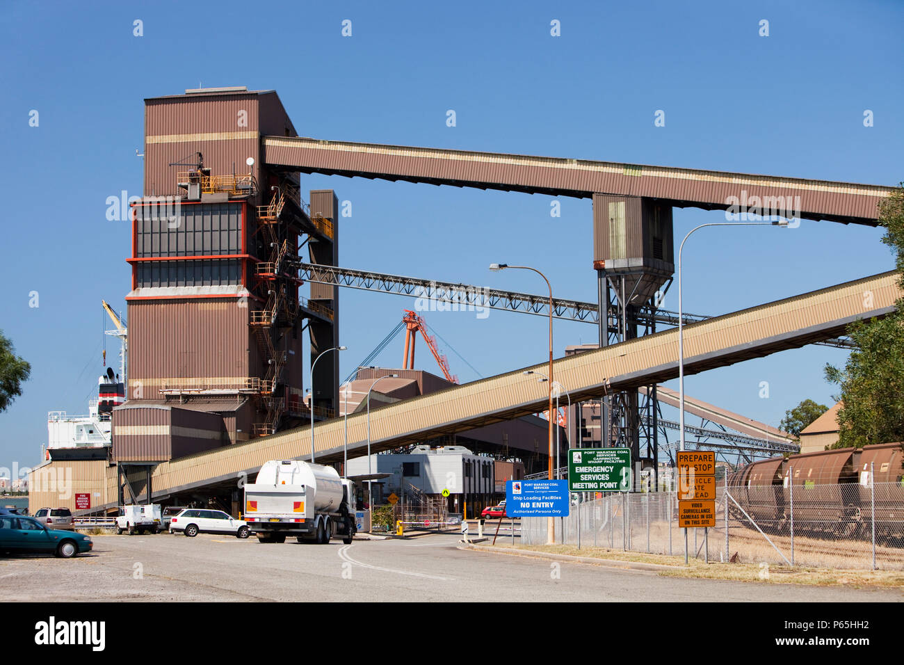 Port Waratah in Newcastle is the worlds largest coal port. Coal from ...