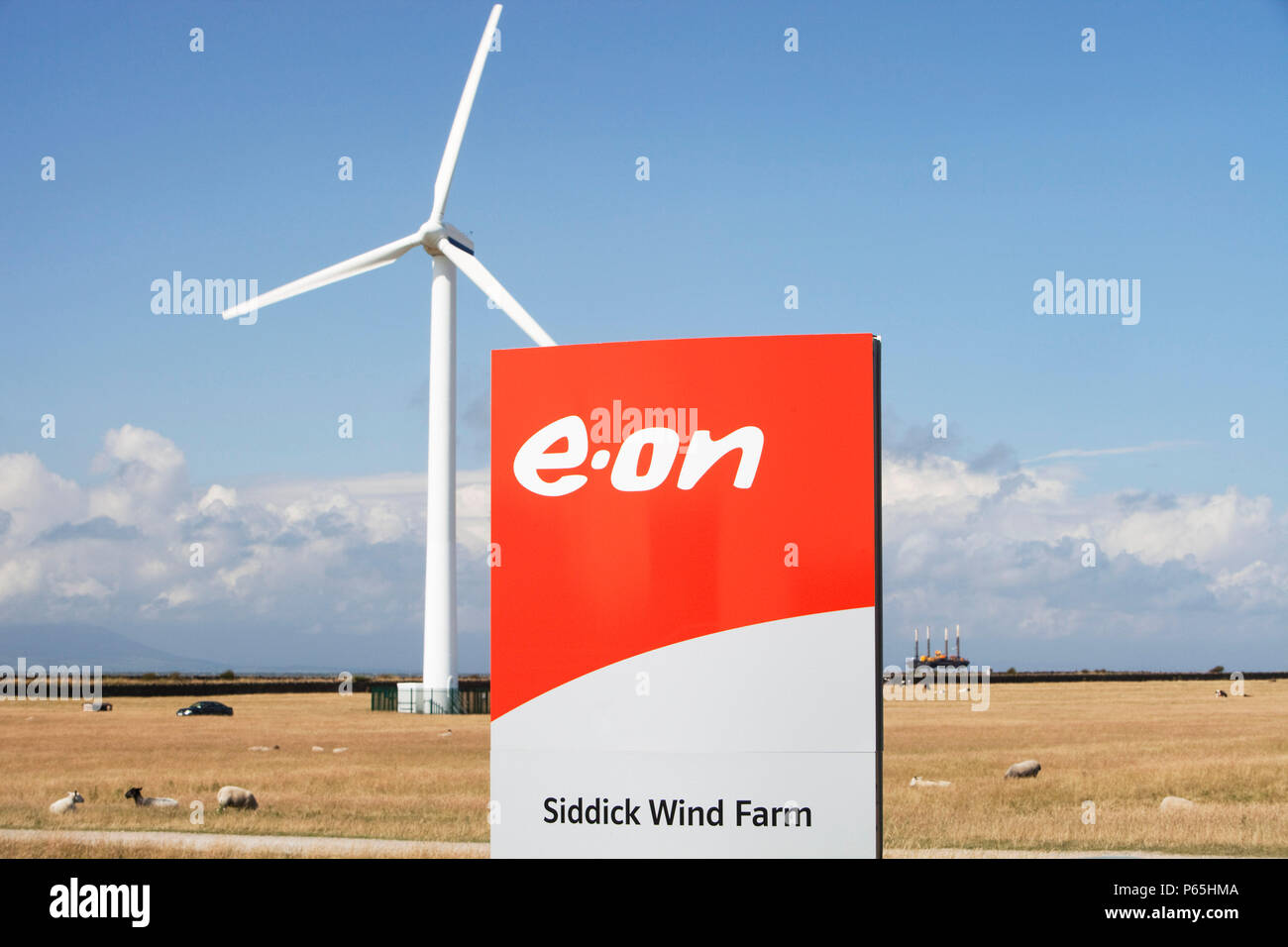 Siddick wind farm hi-res stock photography and images - Alamy