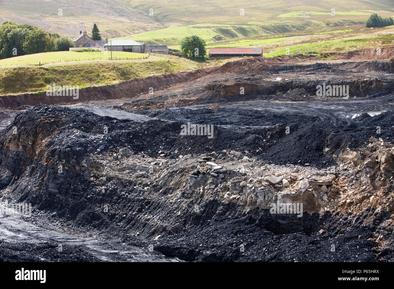Open cast coal mine scotland hi-res stock photography and images - Alamy