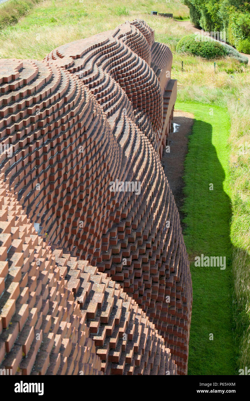 The Train, a sculpture made entirely of bricks, 181, 754 to be precise ...