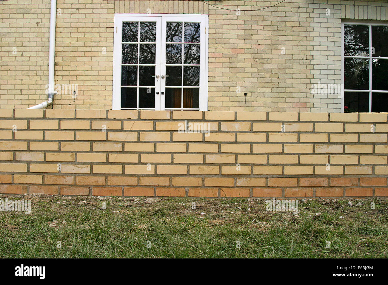 Step by step construction of a conservatory Stock Photo - Alamy