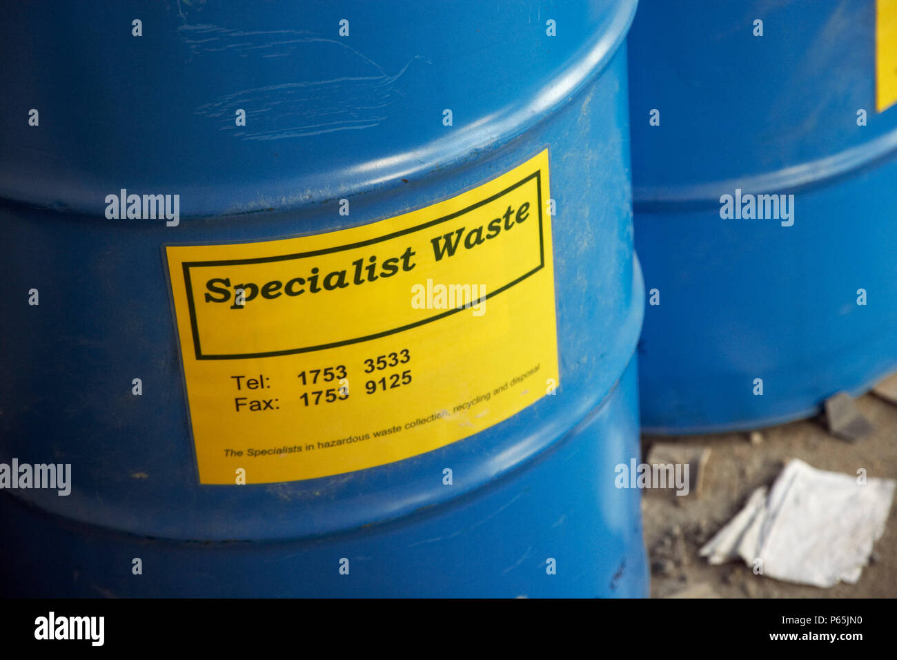 Industrial waste containers Stock Photo - Alamy