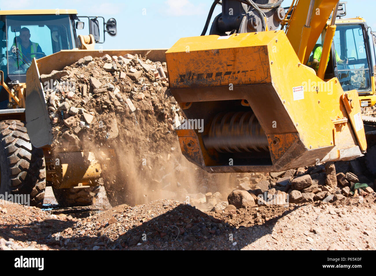 Concrete aggregate pile hi-res stock photography and images - Alamy