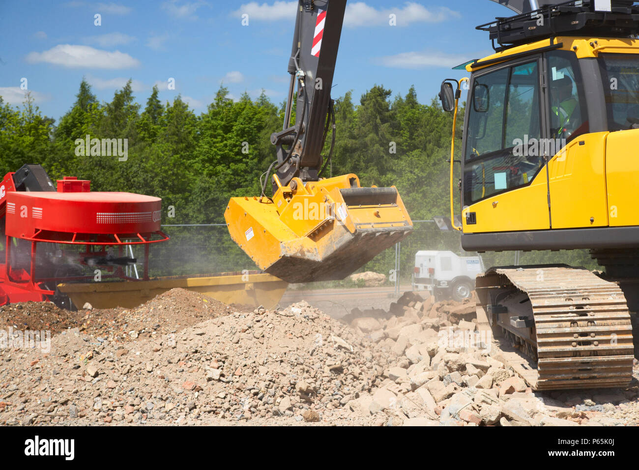 Concrete aggregate pile hi-res stock photography and images - Alamy