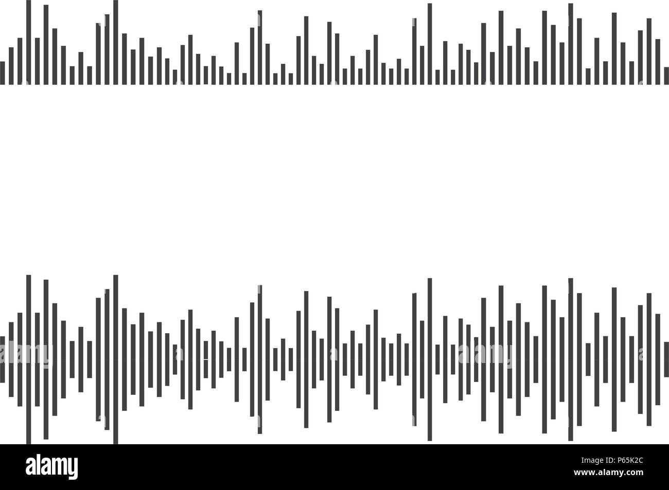 Sound waves vector icon illustration design template Stock Vector Image ...
