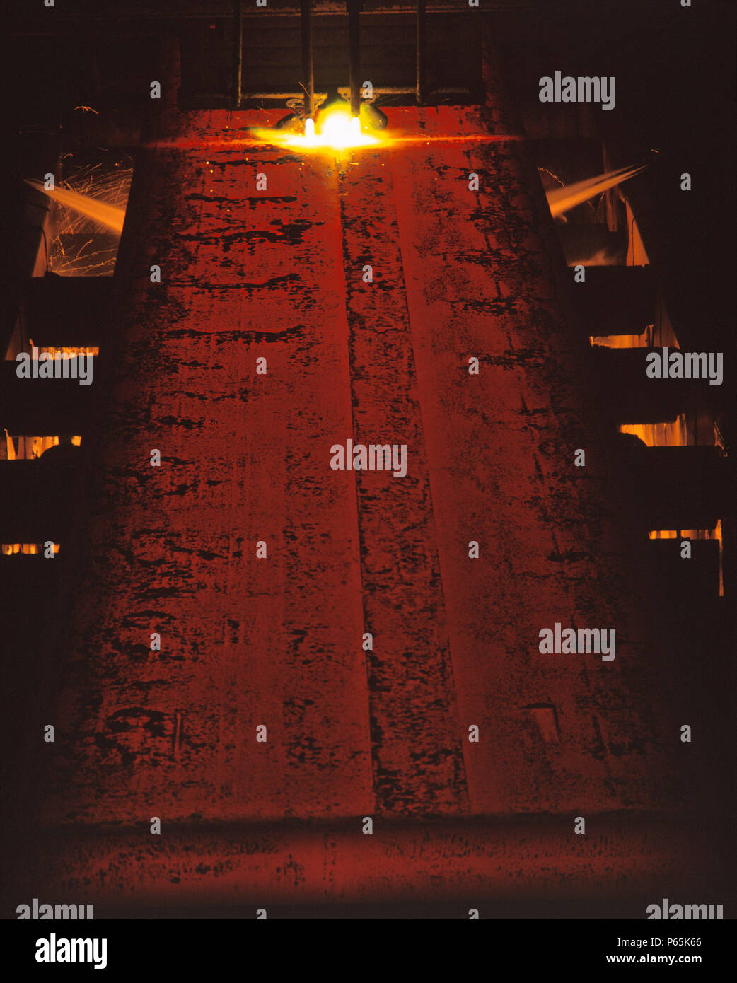 Steel production line, Dusseldorf, Germany Stock Photo - Alamy