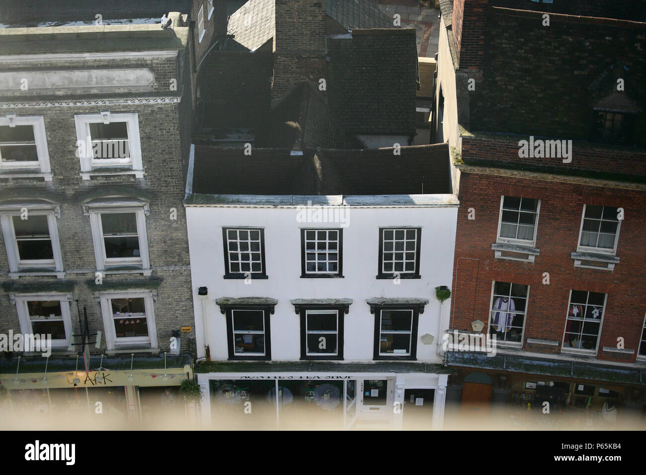 Old Shopping Terrace, Cambridge, UK Stock Photo - Alamy