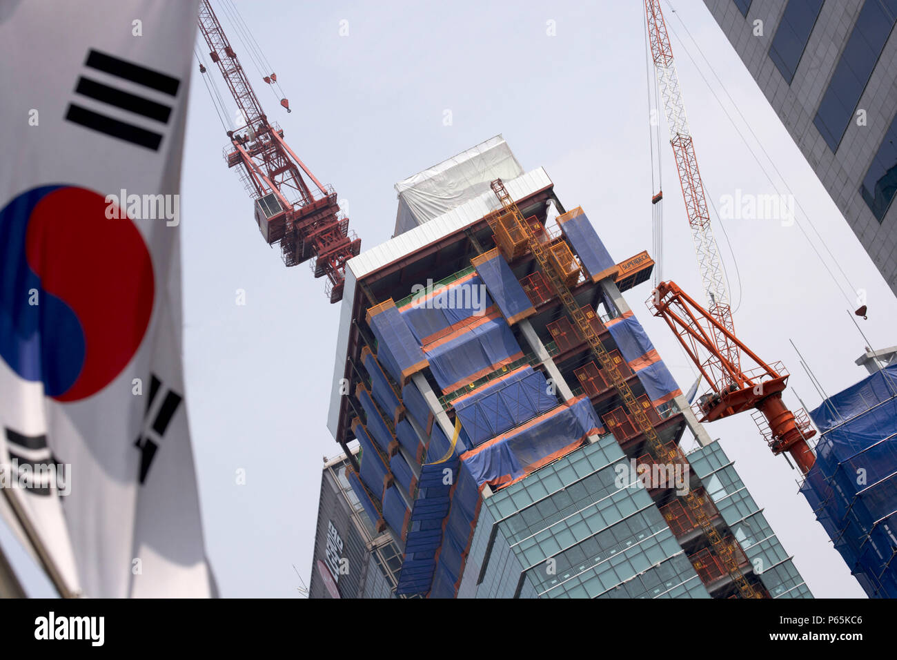 Office Construction, South Korea Stock Photo - Alamy