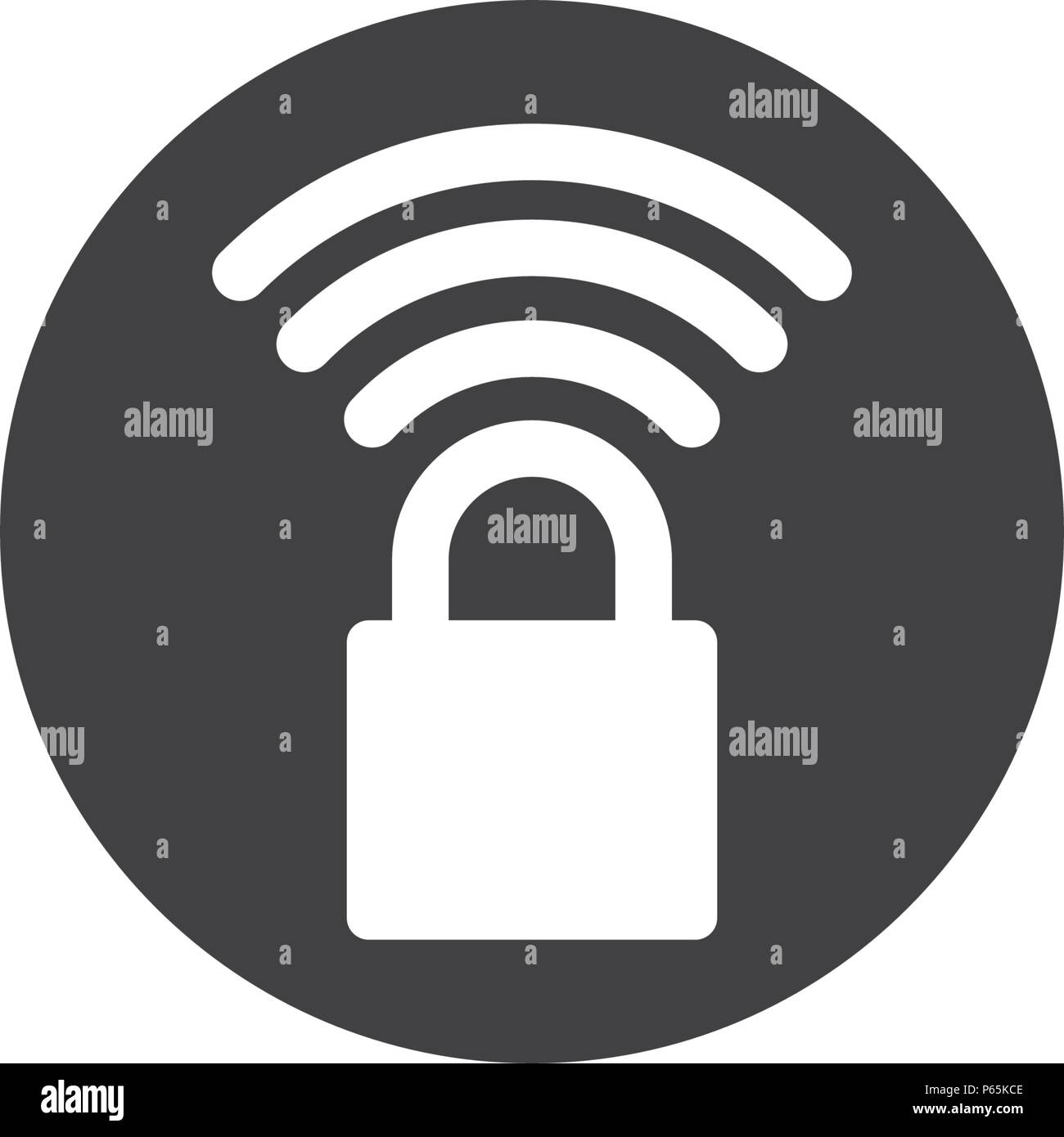 wireless Logo Template vector icon illustration design Stock Vector ...