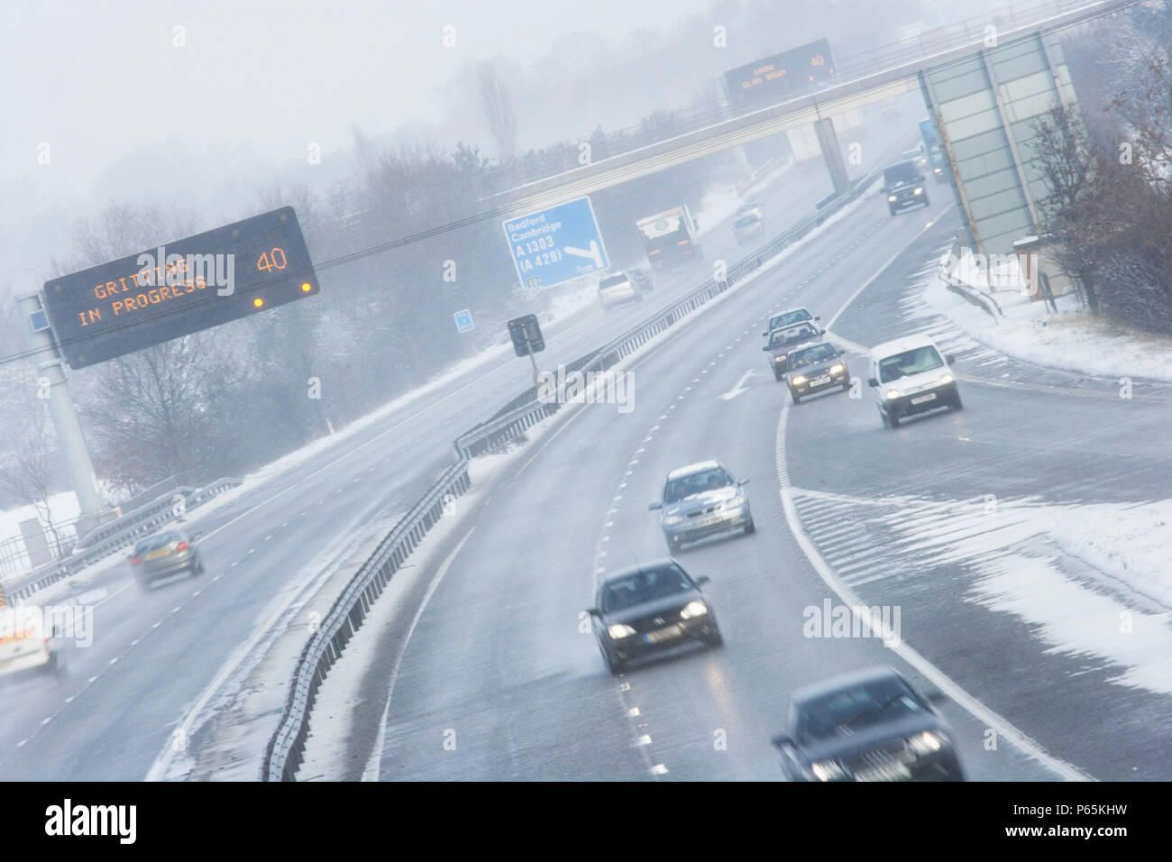 M11 motorway sign hi-res stock photography and images - Alamy