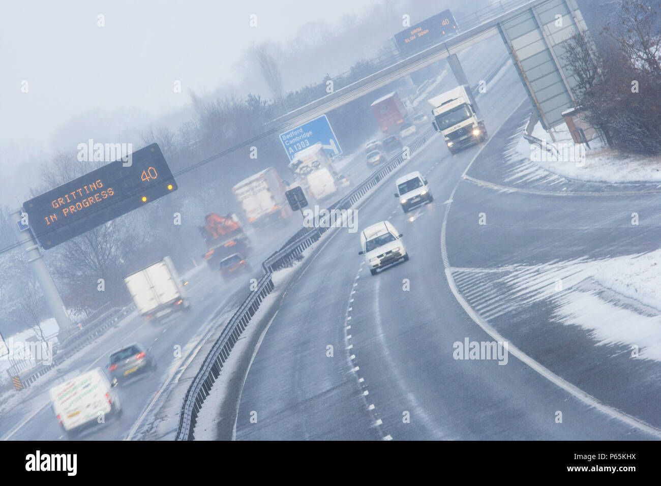 M11 motorway sign hi-res stock photography and images - Alamy