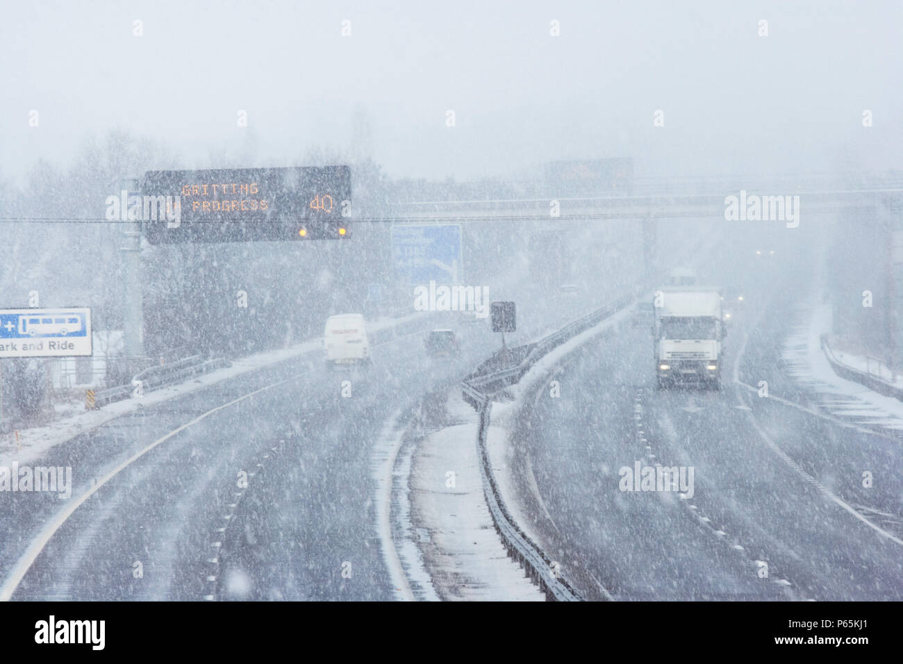 M11 motorway sign hi-res stock photography and images - Alamy