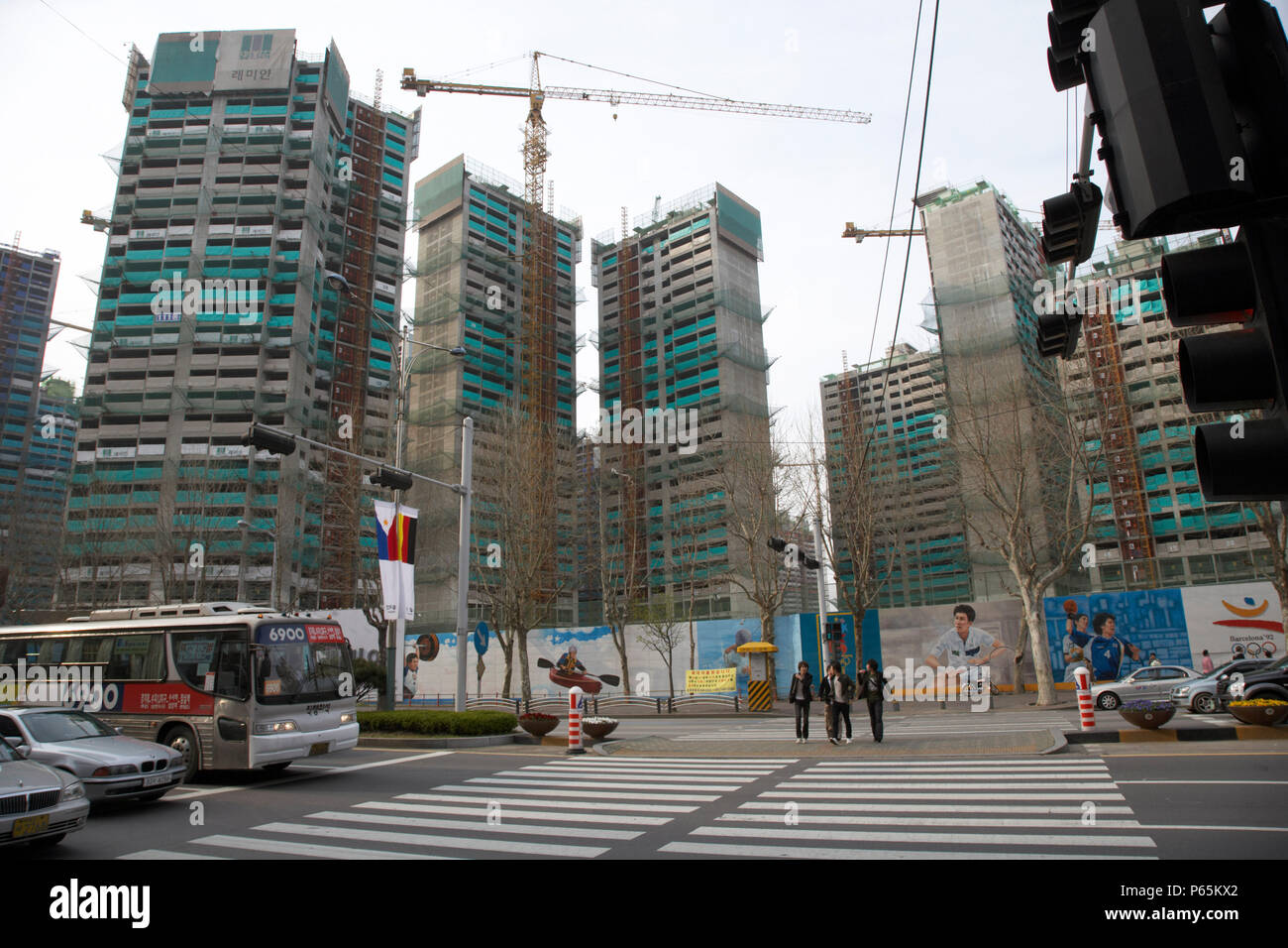 Construction Site, Seoul, South Korea Stock Photo - Alamy