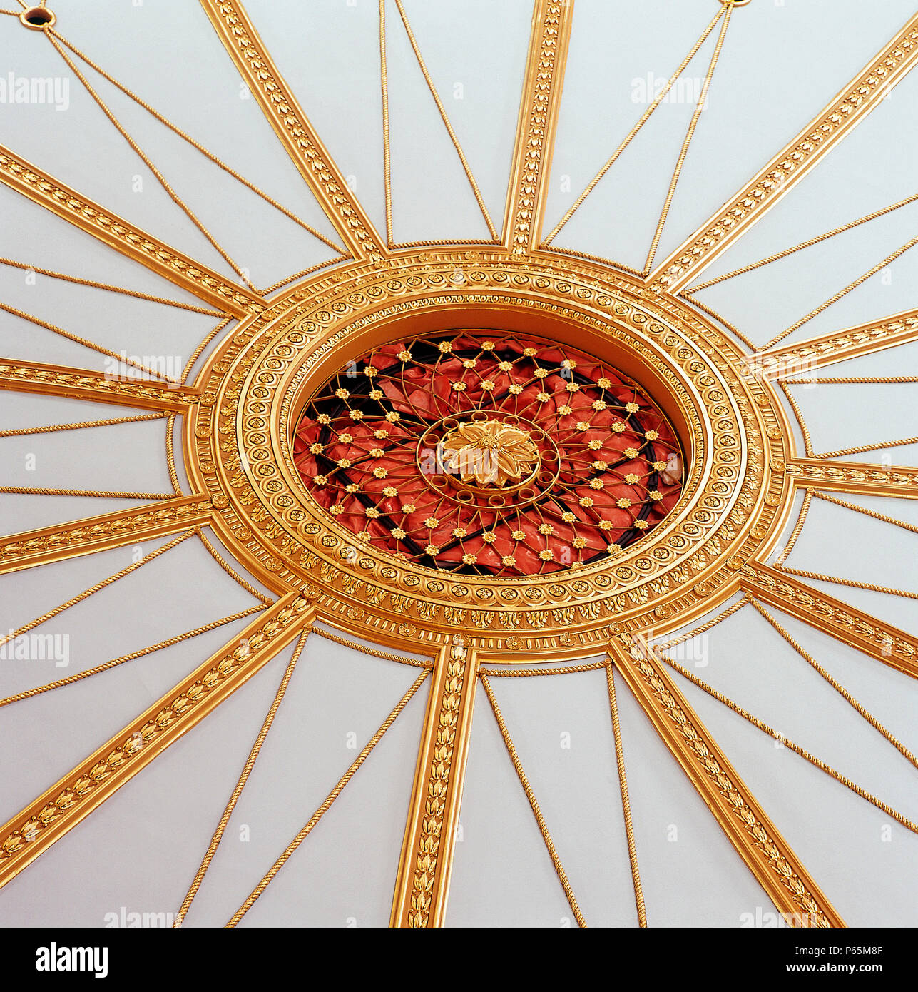 Ceiling detail in the Royal Opera House. Covent Garden, London, UK ...
