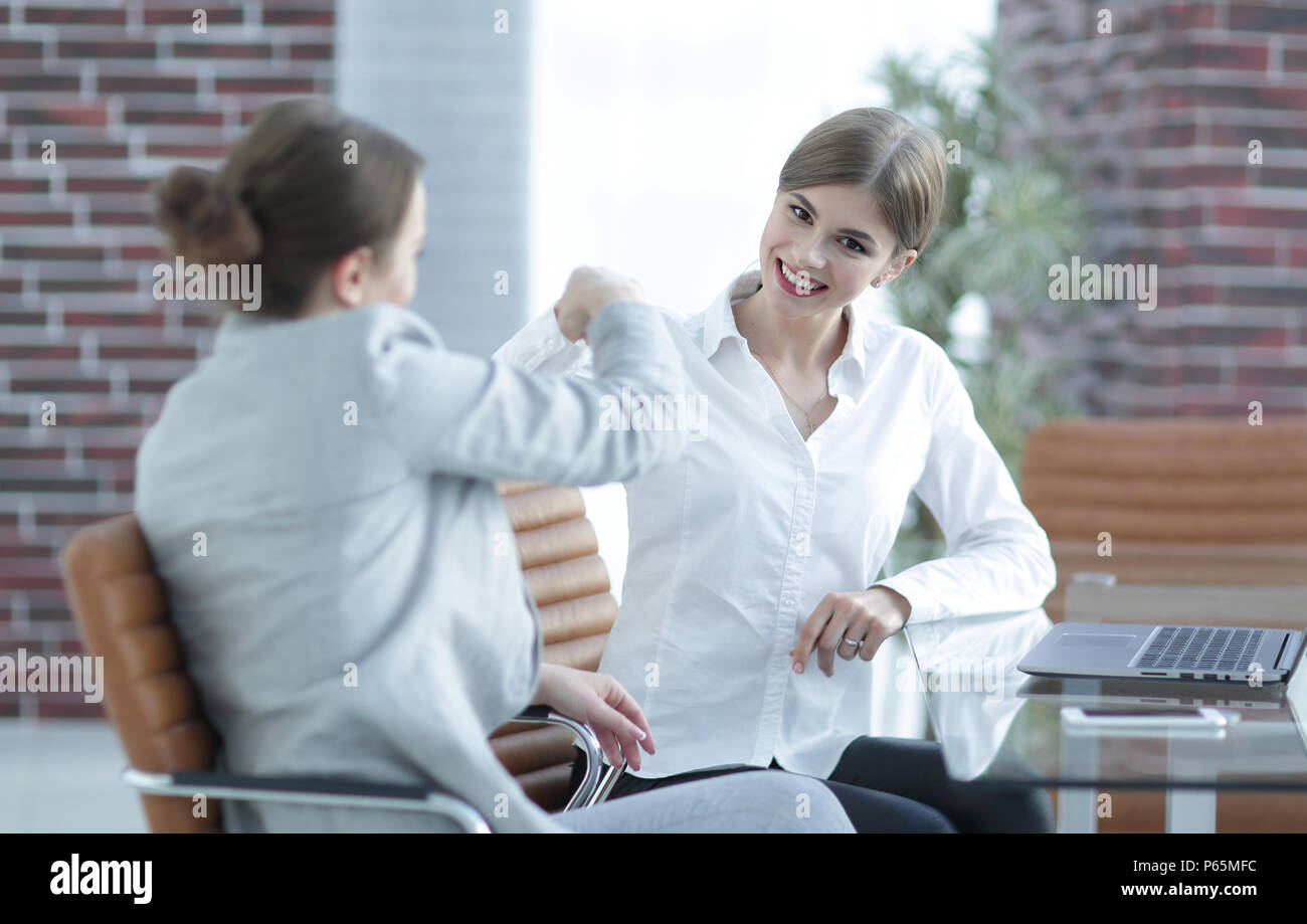 happy employees are happy with the obtained results Stock Photo - Alamy
