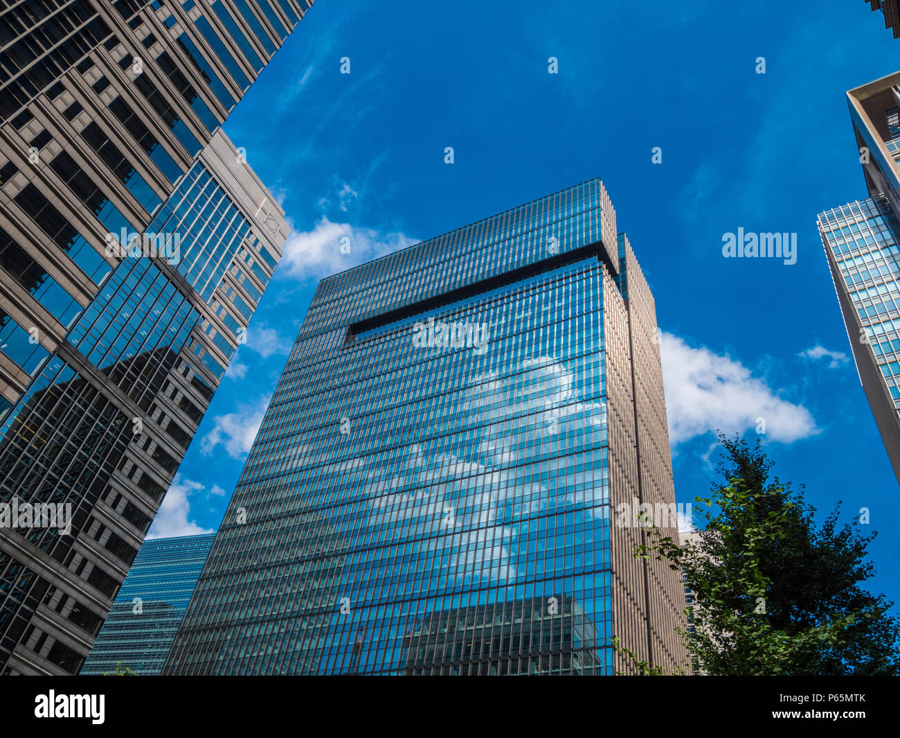 Modern Architecture in Tokyo downtown - TOKYO / JAPAN - JUNE 19, 2018 ...