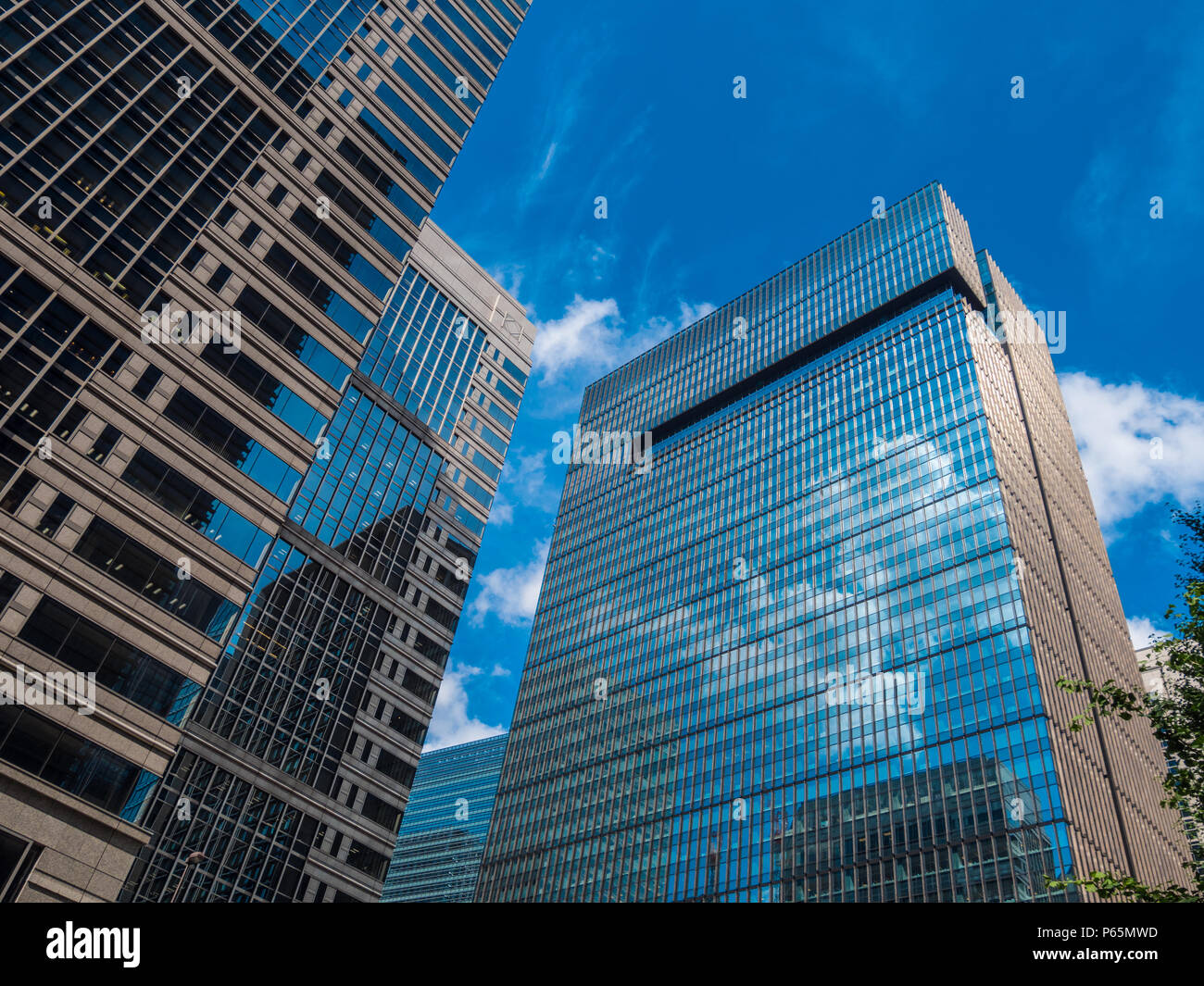 Modern Architecture in Tokyo downtown - TOKYO / JAPAN - JUNE 19, 2018 ...