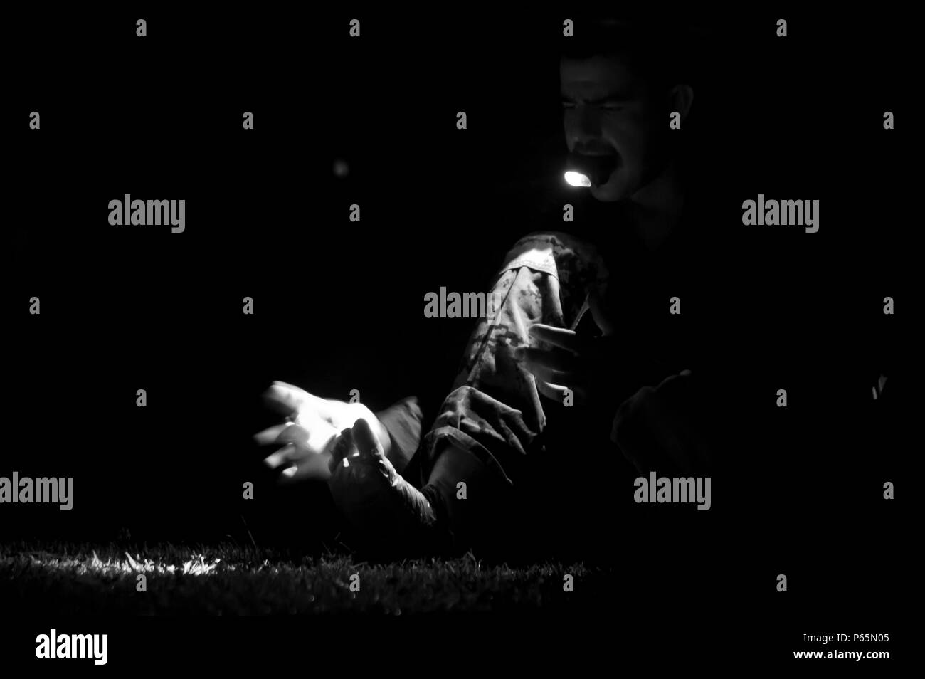 Sgt. David B. Moralez, rifleman assigned to Kilo Company, 3rd Battalion ...