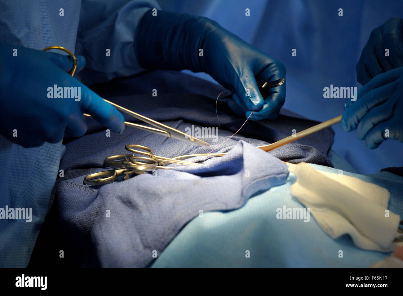 Capt. Kristin Hummel, general surgeon, and Capt. Amanda Roby, operating ...