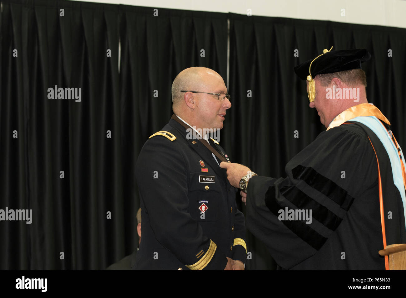 Maj. Gen. Lee Tafanelli, the adjutant general of Kansas, delivers the ...