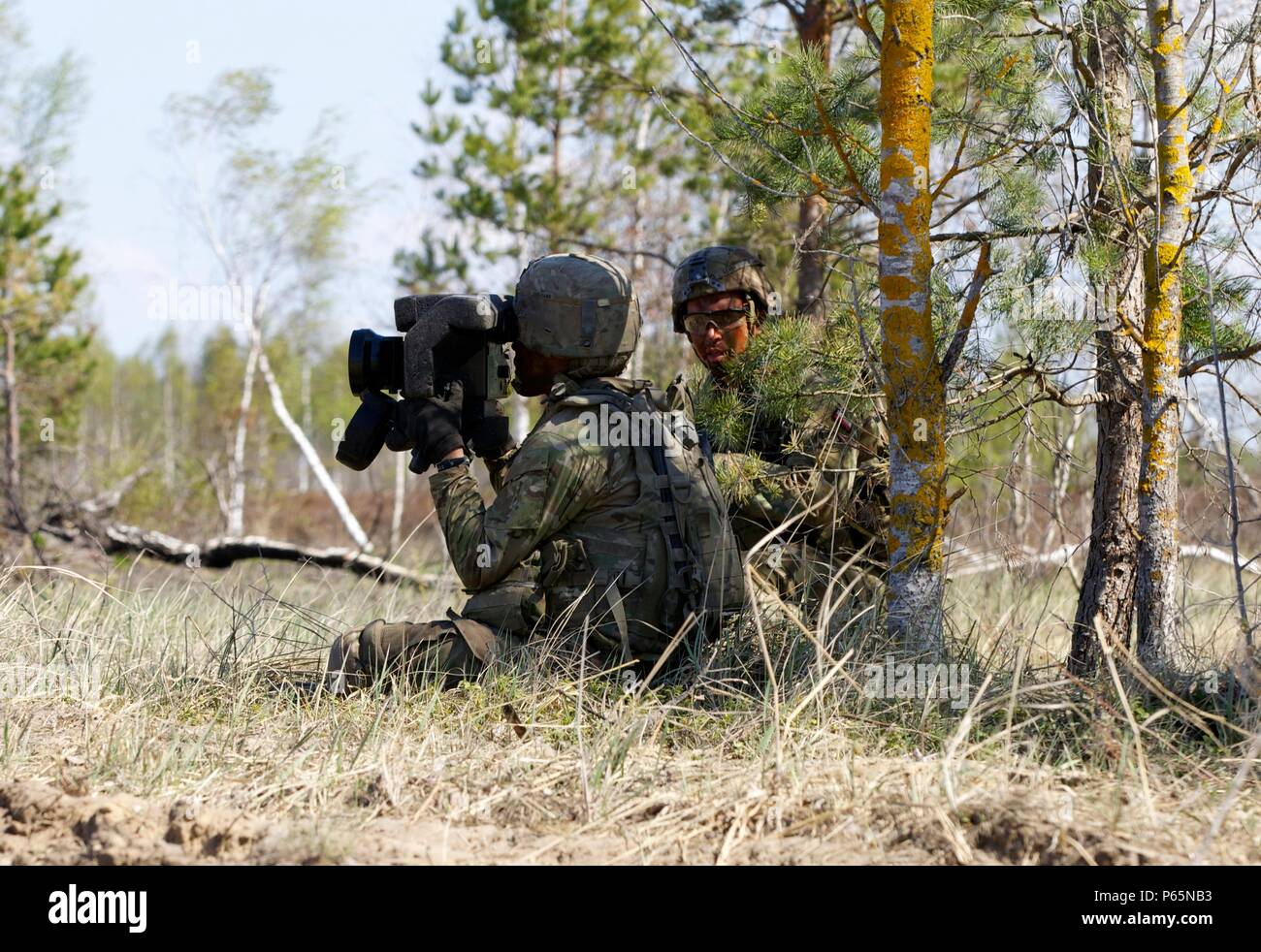 Pfc. Rene Anguiano, an infantrymen with Irontroop, 3rd Squadron 2nd ...