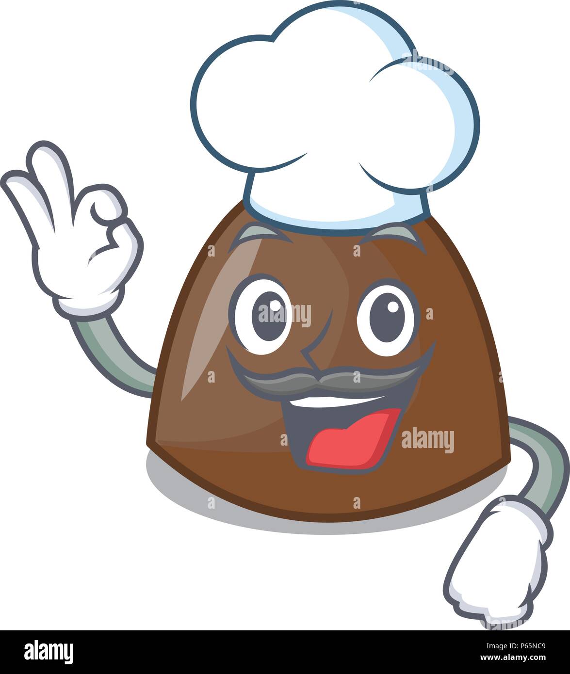 Chef chocolate candies character cartoon Stock Vector Image & Art - Alamy