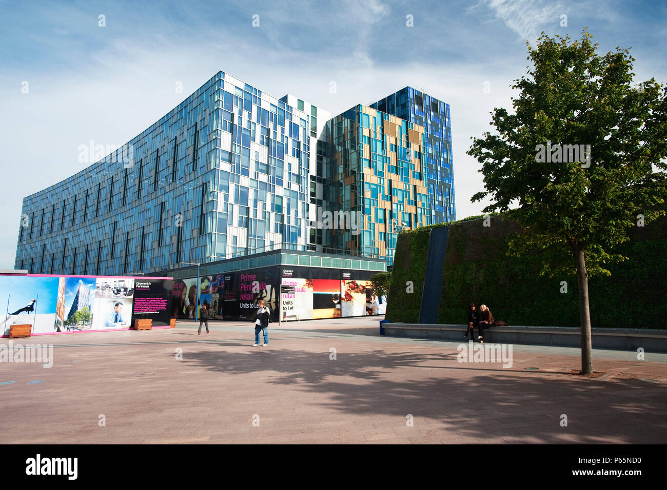 Greenwich peninsula square hi-res stock photography and images - Alamy