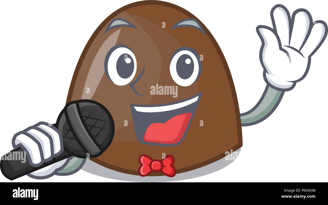 Singing chocolate candies mascot cartoon Stock Vector Image & Art - Alamy