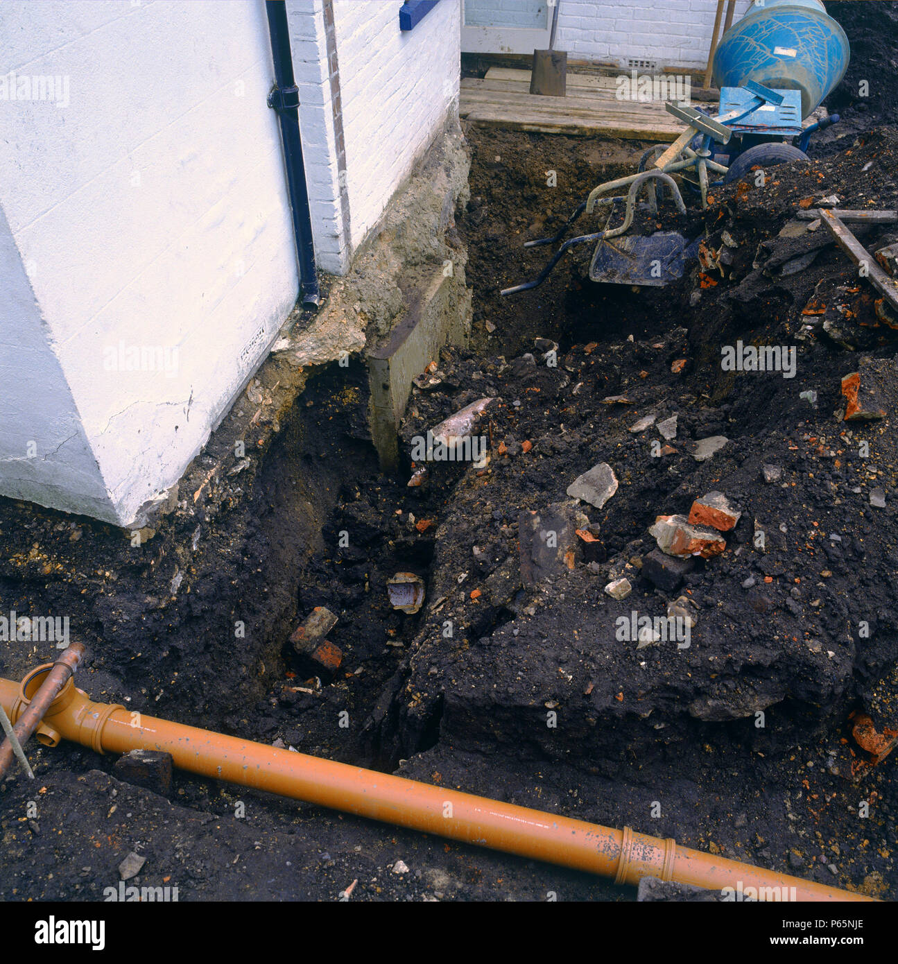 Waste trench hi-res stock photography and images - Alamy