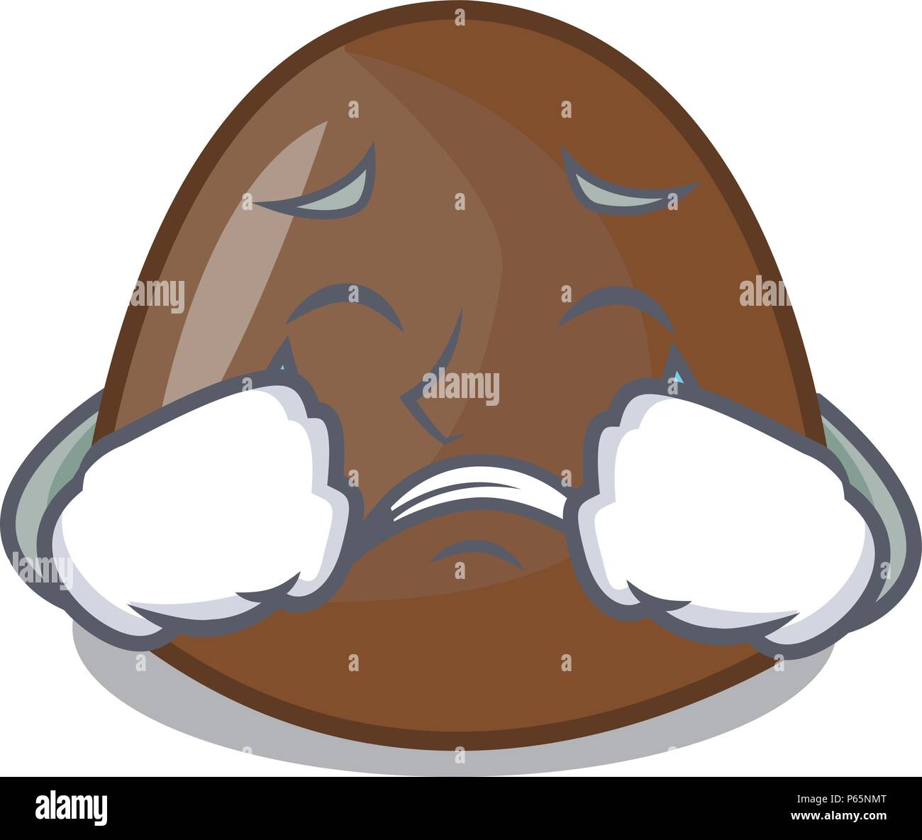 Crying chocolate candies mascot cartoon Stock Vector Image & Art - Alamy