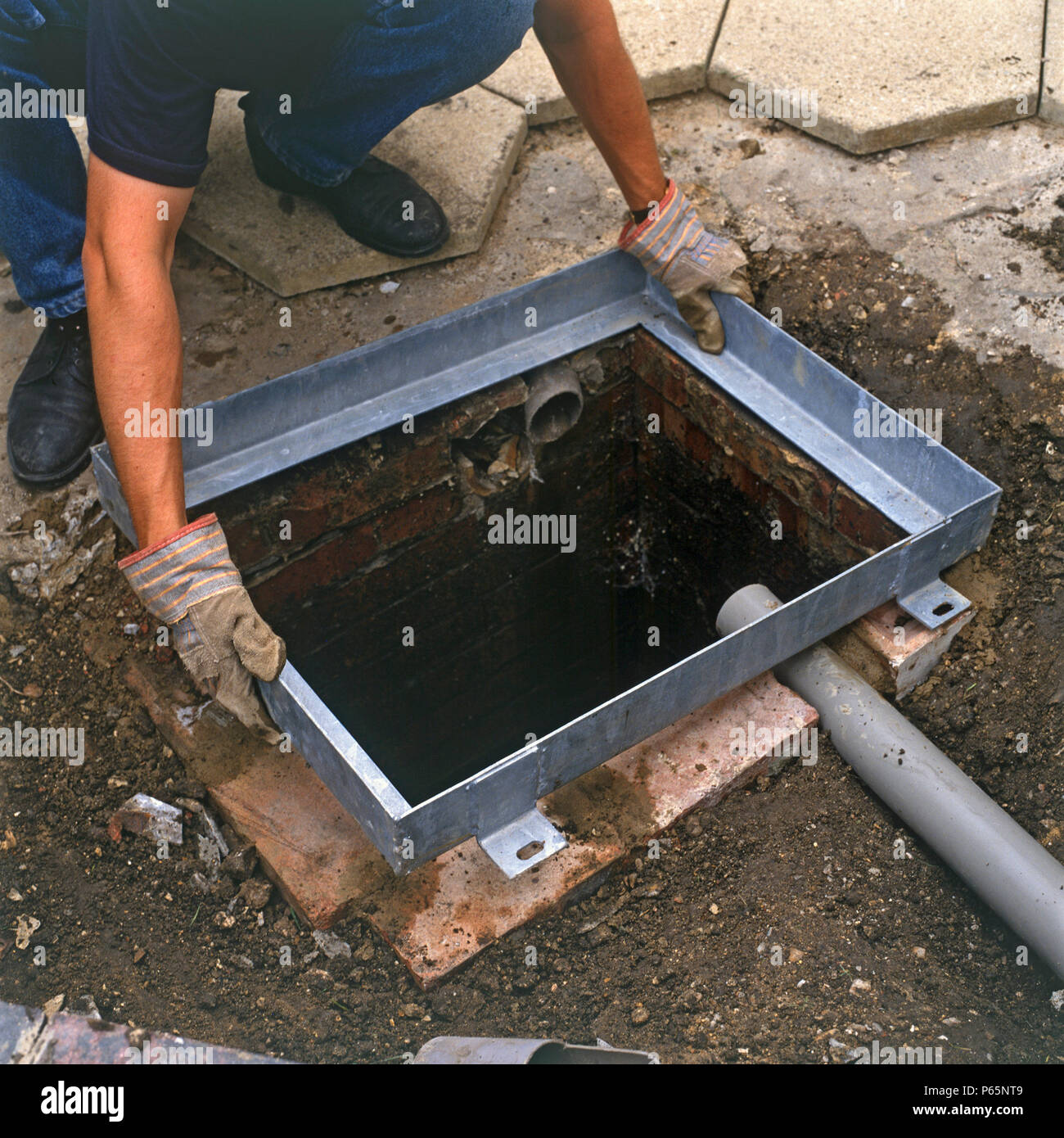 Installing a septic tank hi-res stock photography and images - Alamy