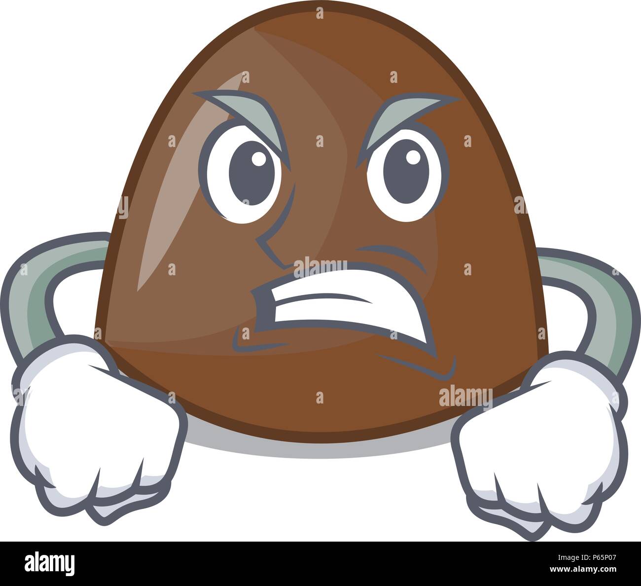 Angry chocolate candies mascot cartoon Stock Vector Image & Art - Alamy