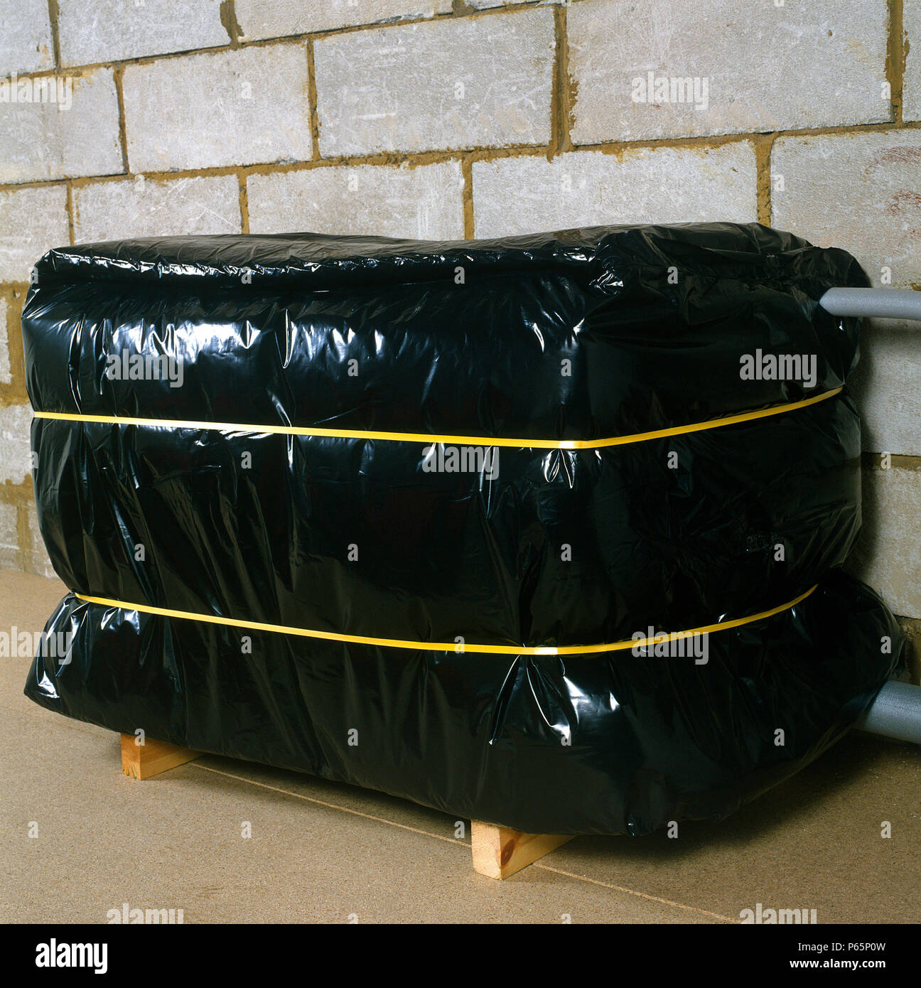 Water tank insulation Stock Photo - Alamy