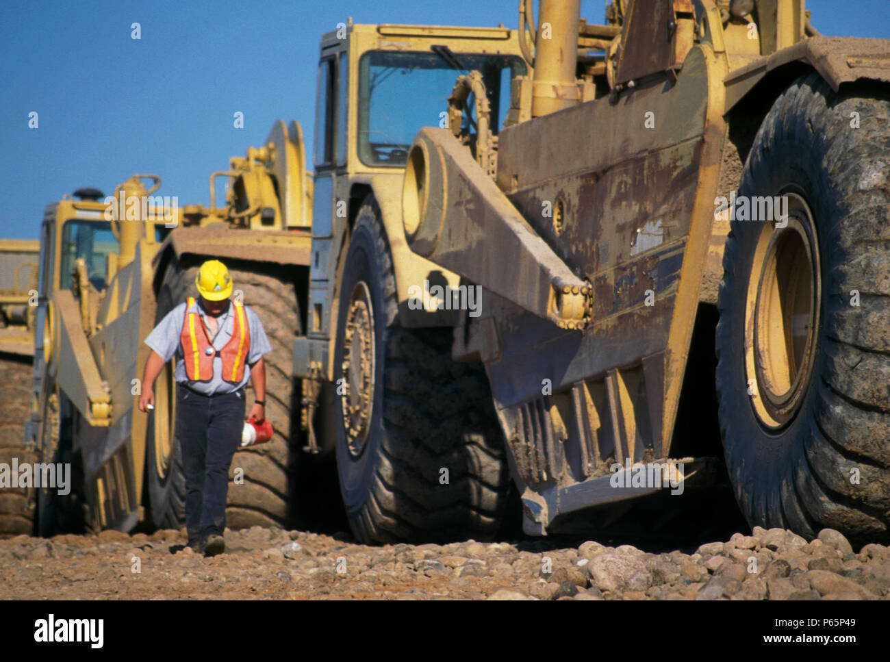 Operator walking hi-res stock photography and images - Alamy
