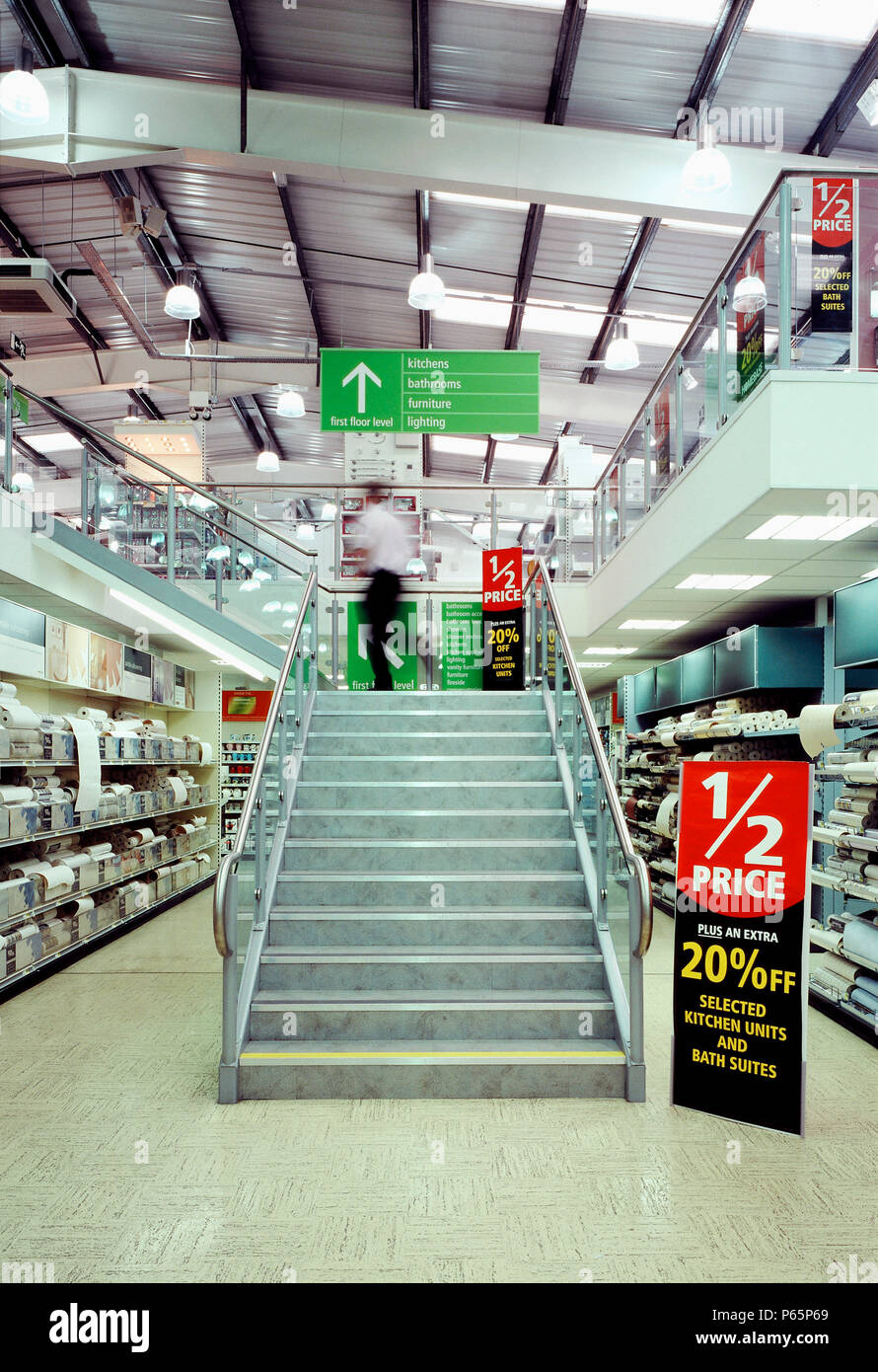 Inside a DIY Store Stock Photo - Alamy